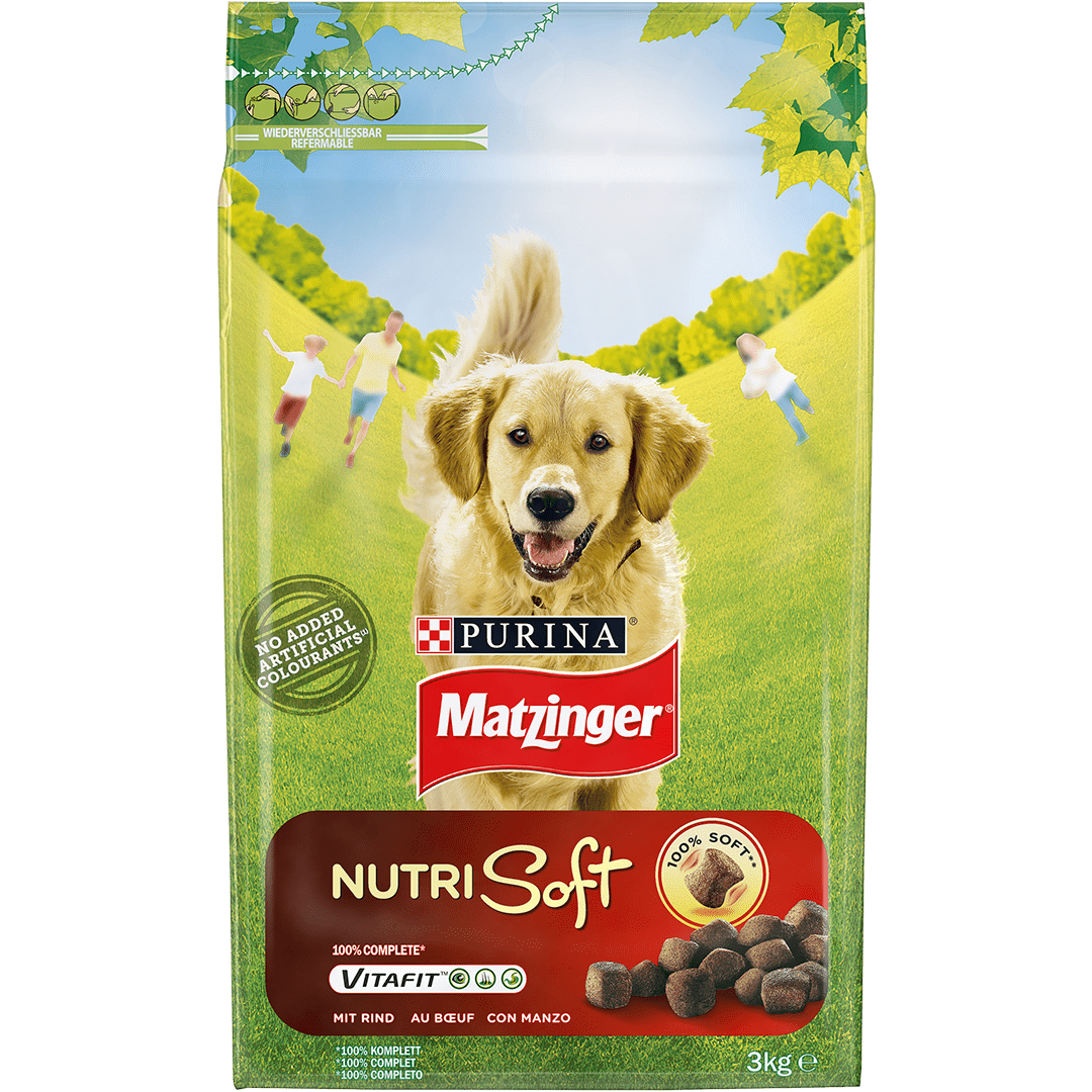 MATZINGER® HUND NUTRISOFT RIND 3 KG | Purina