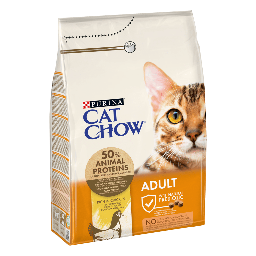 Croquettes Cat Chow au poulet pour chat adulte 1,5kg | Purina CH