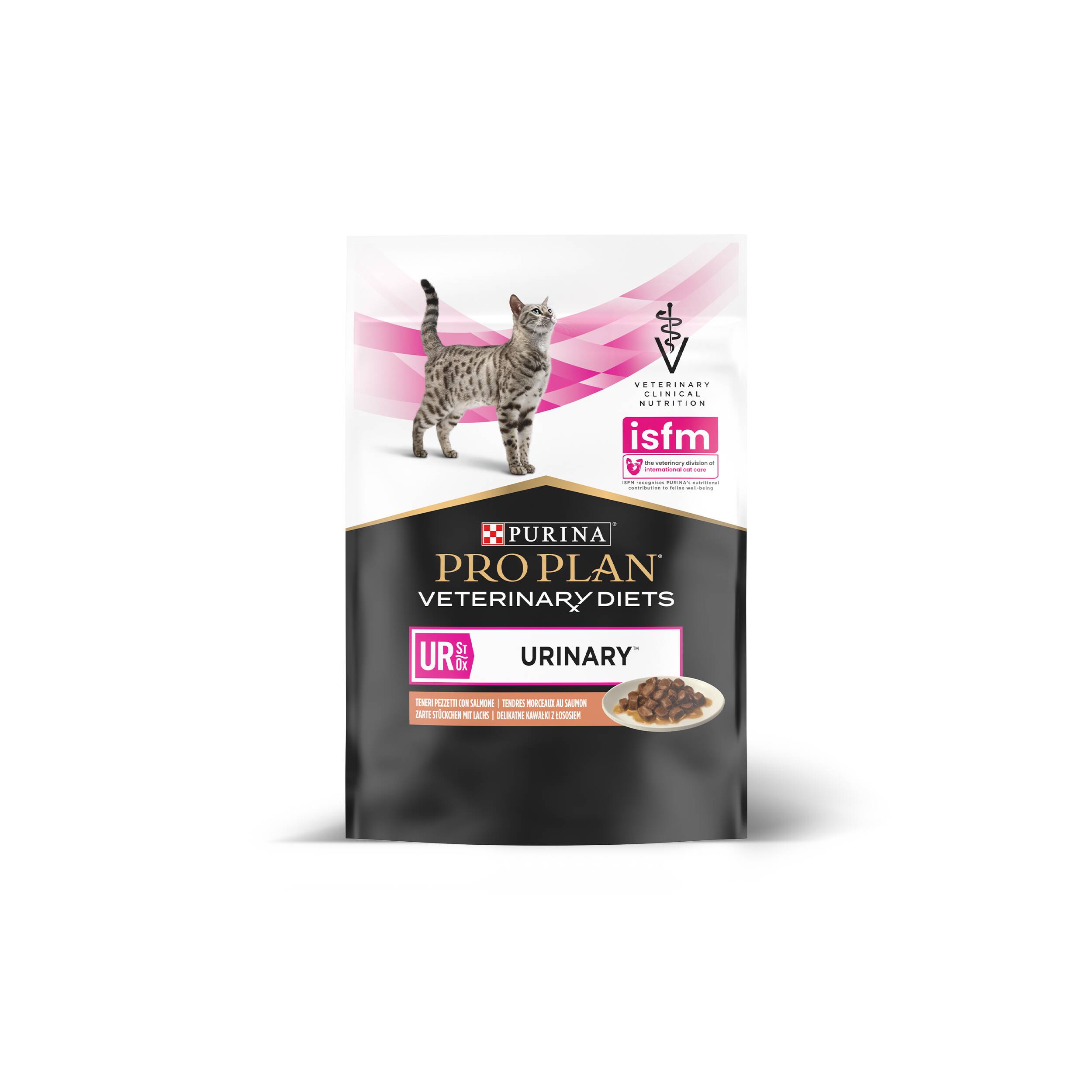 Sachets Chat Problèmes Urinaires Saumon - UR Urinary | Pro Plan | Purina CH